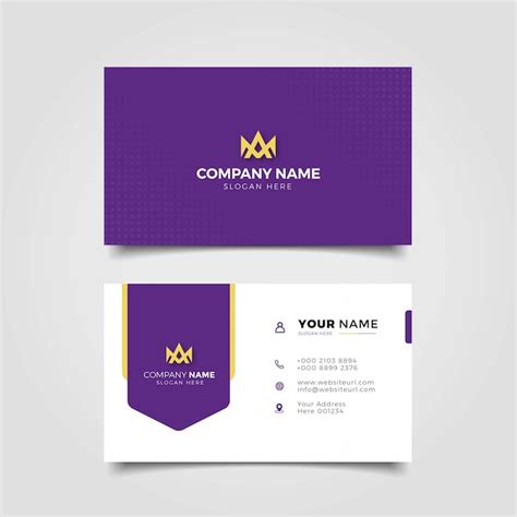 전문 우아한 파란색과 흰색 현대 명함 디자인 서식 파일 프리미엄 벡터