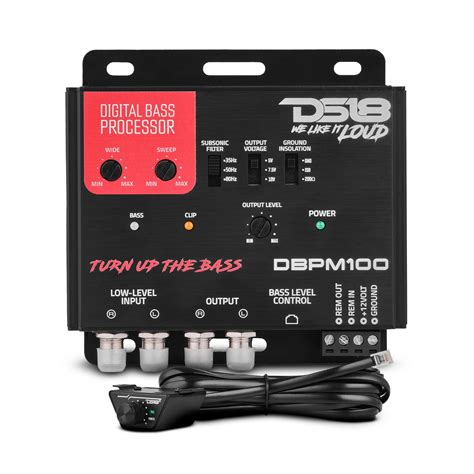 Ds18® Dbpm100 Digital Bass Processor