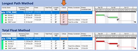 Cpm Challenge Longest Path Vs Total Float Salute Enterprises
