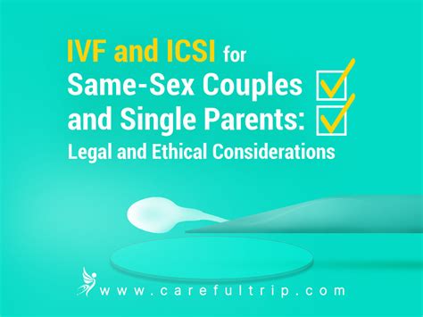 IVF And ICSI For Same Sex Couples And Single Parents Legal And Ethical Considerations