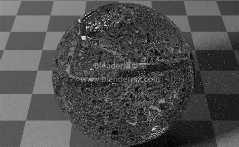 Blender 磨砂玻璃材质球纹理贴图下载 Blender模型库