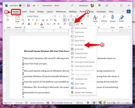 How To Add A Vertical Or Horizontal Line In Word And Word Online