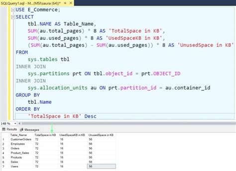 Check Database Table Size In Sql Server Sql Server Guides