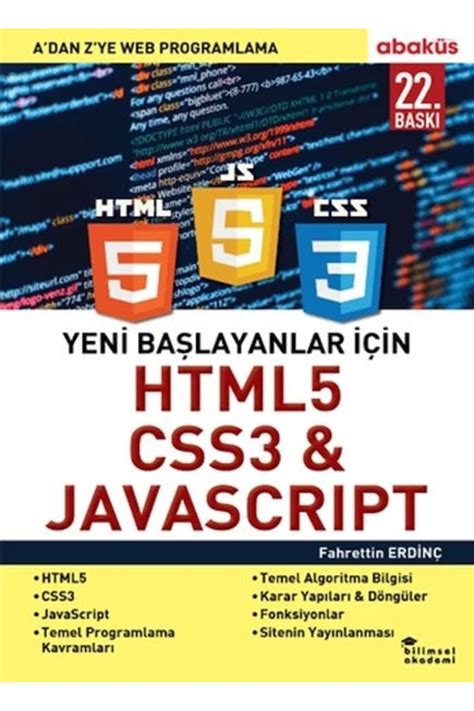 Abaküs Kitap Yeni Başlayanlar Için Html5 Css3 Ve Javascript Fiyatı Trendyol