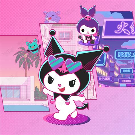 جاکلیدی سیلیکونی مدل شخصیت کرومی Kuromi دخترانه ارن شاپ