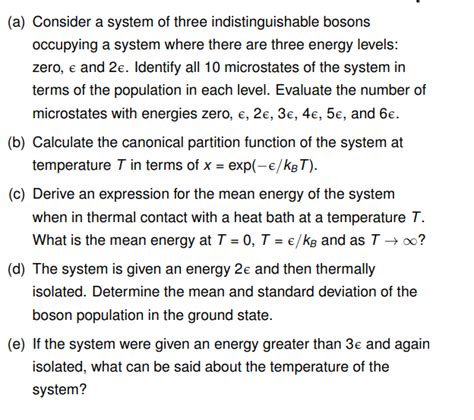 solved a consider a system of three indistinguishable