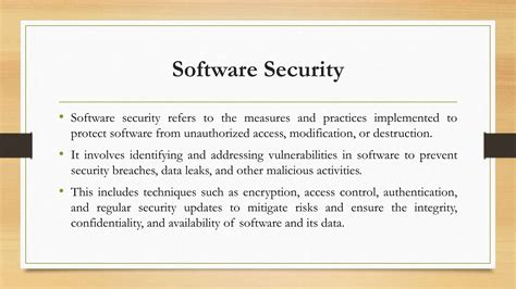Presentation Topic Software Securitypptx Internet Computing