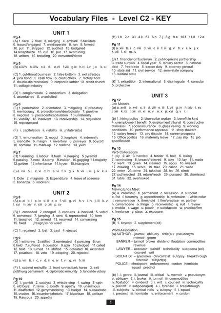 Vocabulary Files C2 Key Ana Udocz