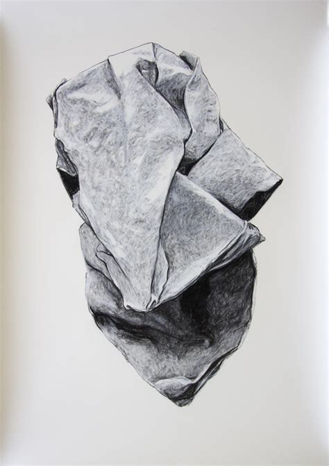How To Draw A Crumpled Piece Of Paper At Denise Feliciano Blog
