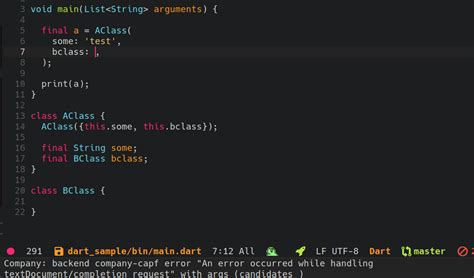Dart Completion Not Working For Named Parameters · Issue 1608 · Emacs Lsplsp Mode · Github