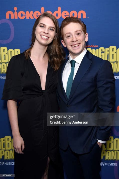 Ethan Slater Attends Opening Night Of Nickelodeons Spongebob News