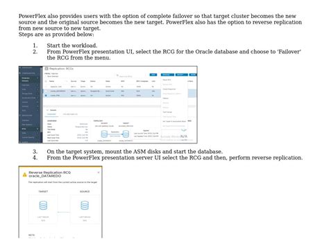 Scenario 2 Complete Failover And Reverse Replication Oracle Rac And