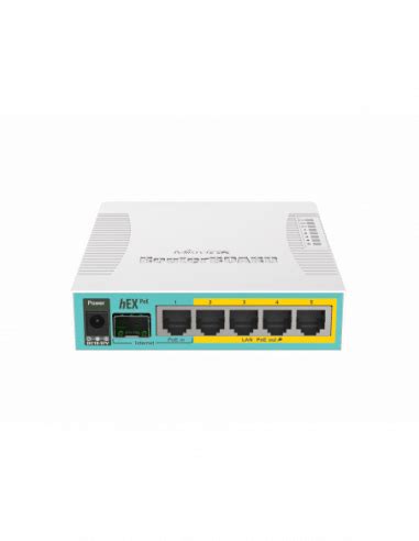 MikroTik HEX PoE Desktop PoE Router With Gb SFP And USB Port Network Computer Wireless