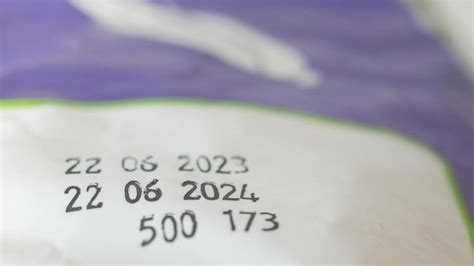 Closeup Of Expiry Date On A Packet 48020090 Stock Video At Vecteezy