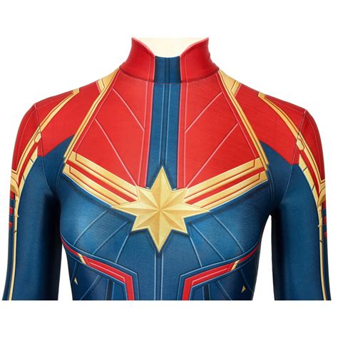 Captain Marvel Suit Cosplay Carol Danvers 3d Printed Bodysuit