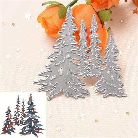 Christmas Tree Metal Cutting Dies For Card Making Diy Scrapbooking Photo Album Craft Decoration