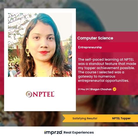 Shagun Chouhan On Linkedin Nptel