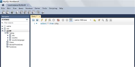 Mysql Workbench 报错 No Database Selected Select The Default Db To Be