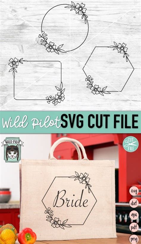 Monogram Border Monogram Frame Monogram Svg Diamond Monogram Floral Monogram Wedding