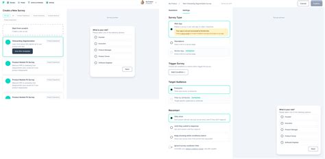 survey settings revamp · issue 13 · formbricks design · github