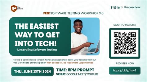 The Qa School On Linkedin Our Free Masterclass On Software Testing Holds Today Register Now So