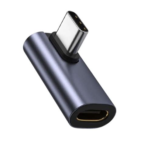 Прямоугольный удлинительный адаптер Usb C Градусный удлинитель Usb Type C 3 1 от мужчины к