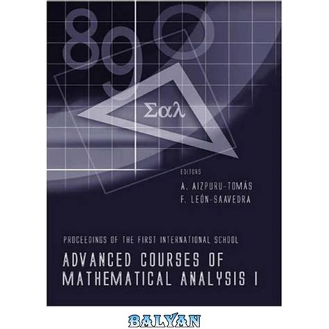 خرید و قیمت دانلود کتاب Advanced Courses Of Mathematical Analysis I Proceedings Of The First