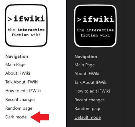 ifwiki now offers syntax highlighting and dark mode if community