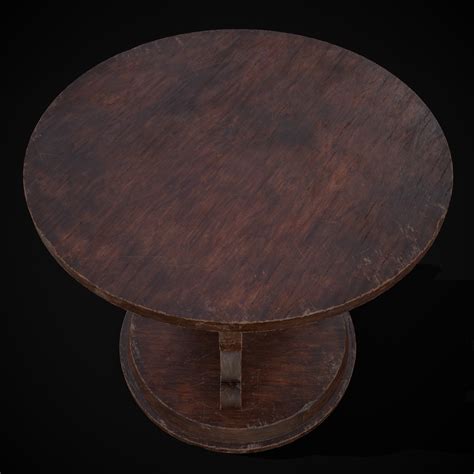 Medieval Antique Three Legged Table 3d Model By Get Dead Entertainment