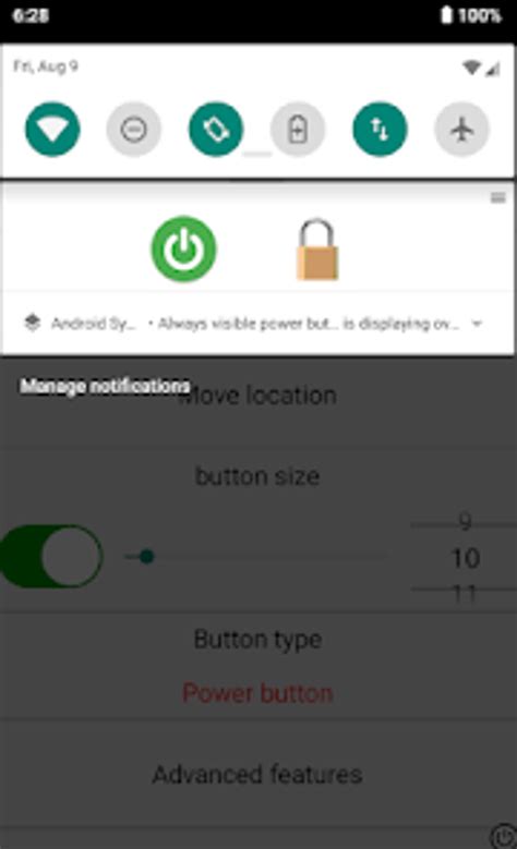 Always Visible Power Button For Android Download