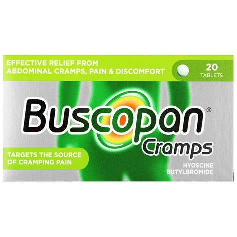 Buscopan Cramps 20 Tablets Pillsorted
