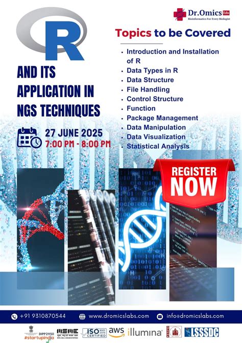 Bioinformatics Rprogramming Genomics Datascience Omicsdata Ngs Dromics Research Lab