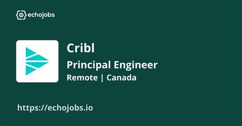 Cribl Is Hiring Principal Engineer Cribl Search Remote Canada Typescript Docker Git