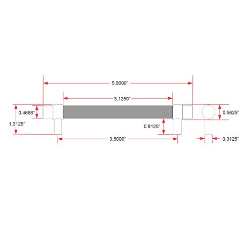 Heritage Pulls Collection 3 12 Center To Center Cabinet Pull With Stright Posts Hand