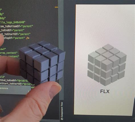 3d Printed Flx Logo Flx Visual Programming Ide App