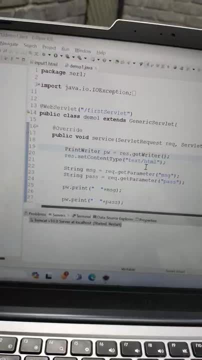 Suraj Kumar Prajapati On Linkedin This Is My First Servlet Program