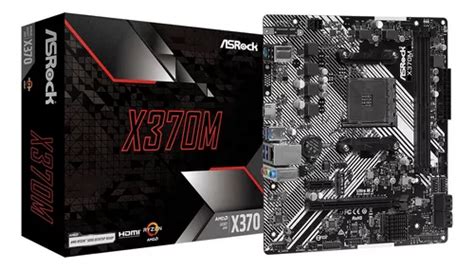 Motherboard Asrock X370m Am4 Matx Negro Motherboard Asrock X370m Am4 Matx Negro
