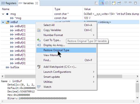 Eclipse Debugging With Pointers And Arrays Mcu On Eclipse
