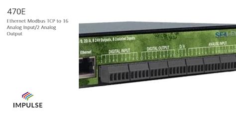 470e Ethernet Digital Output Adapte · Impulse Embedded Limited