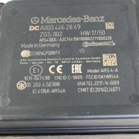 A0004463049 Genuine Freightliner Collision Avoidance Sensor Truck To Trailer A0004463049 Genuine Freightliner Collision Avoidance Sensor Truck To Trailer