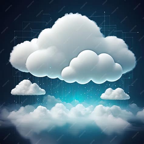 Premium Photo Cloud Computing Concept 3 D Renderingcloud Computing