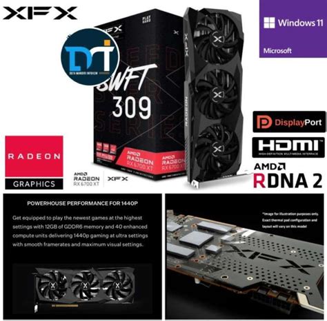 Promo Xfx Radeon Rx 6700 Xt Core 12Gb Ddr6 Speedster Swft309 Triple Fan Diskon 23 Di Seller