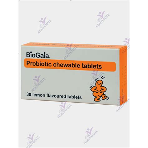 Biogaia Probiotic Lemon Chewable Tablets 30s Shopee Malaysia