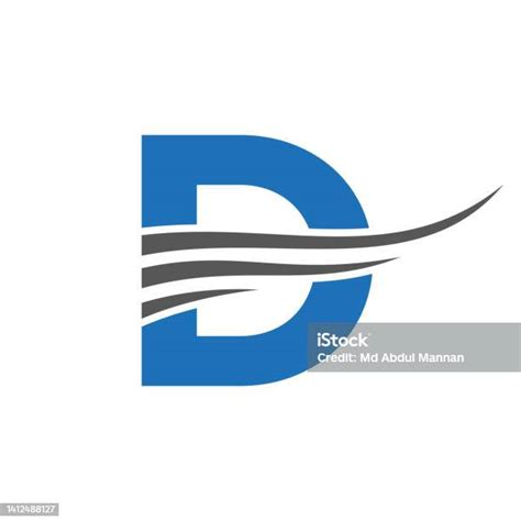 초기 모노그램 편지 D 로고 디자인 벡터 템플릿 D 편지 로고 디자인 경제에 대한 스톡 벡터 아트 및 기타 이미지 경제 금융 기업 재무와 산업 Istock