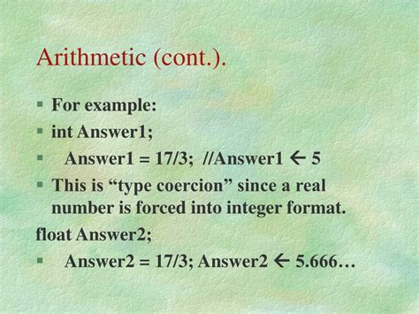 Ppt Control Structures Arithmetic And Errors Powerpoint