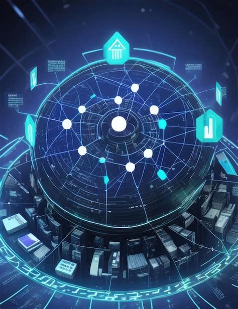 Digital Technology Internet Network And Cybersecurity Of Data Centre Ai Generated Premium Ai