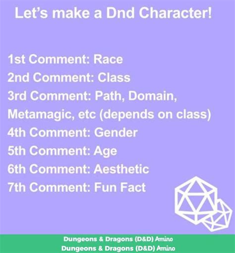 Let S Make A D D Character Dungeons Dragons D D Amino