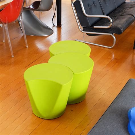 Green Apple Modular Stools Side Tables By Steelmobil — Kiosk