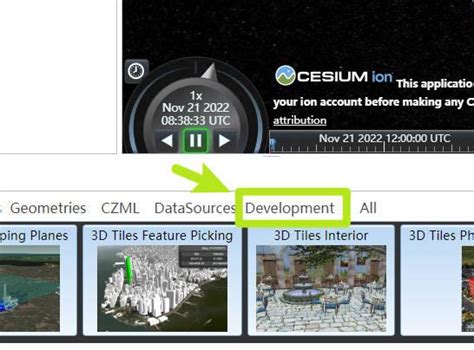 cesiumjs ≥ 1 96 版本显示 development 例子 知乎