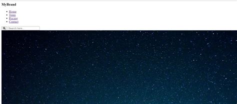 Responsive Navbar With Search Bar Box Using Html And Css